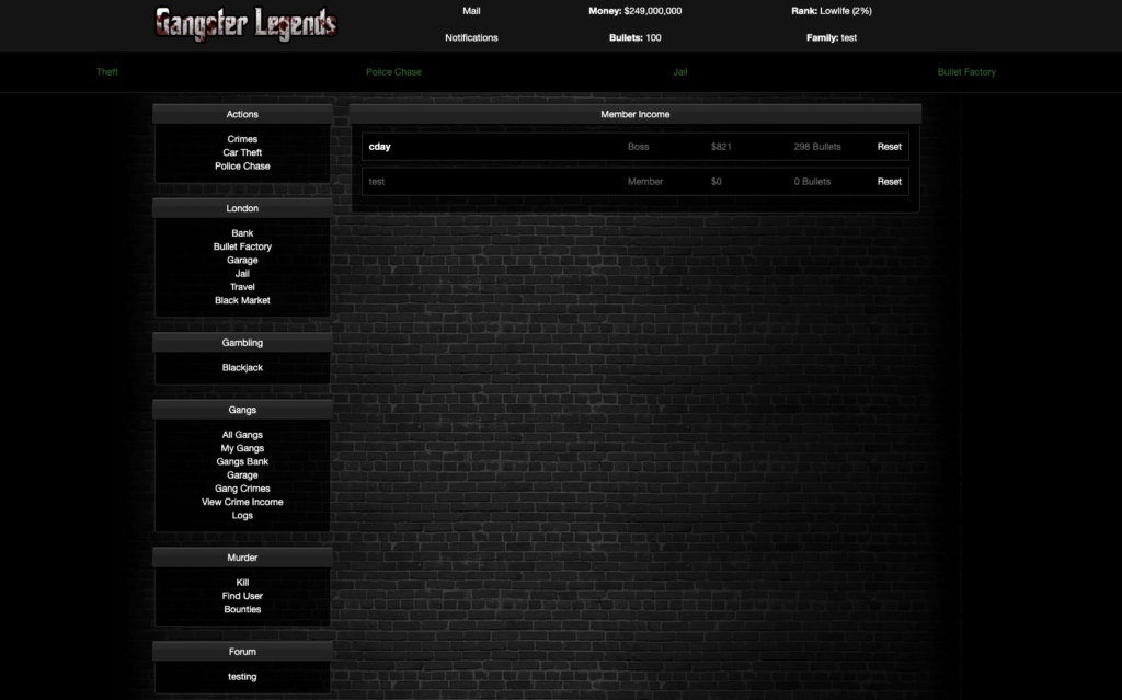 Gang Crimes - Gangster Legends V2