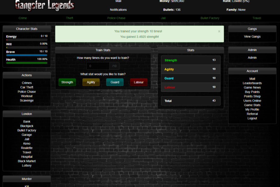 Tasks - Gangster Legends V2