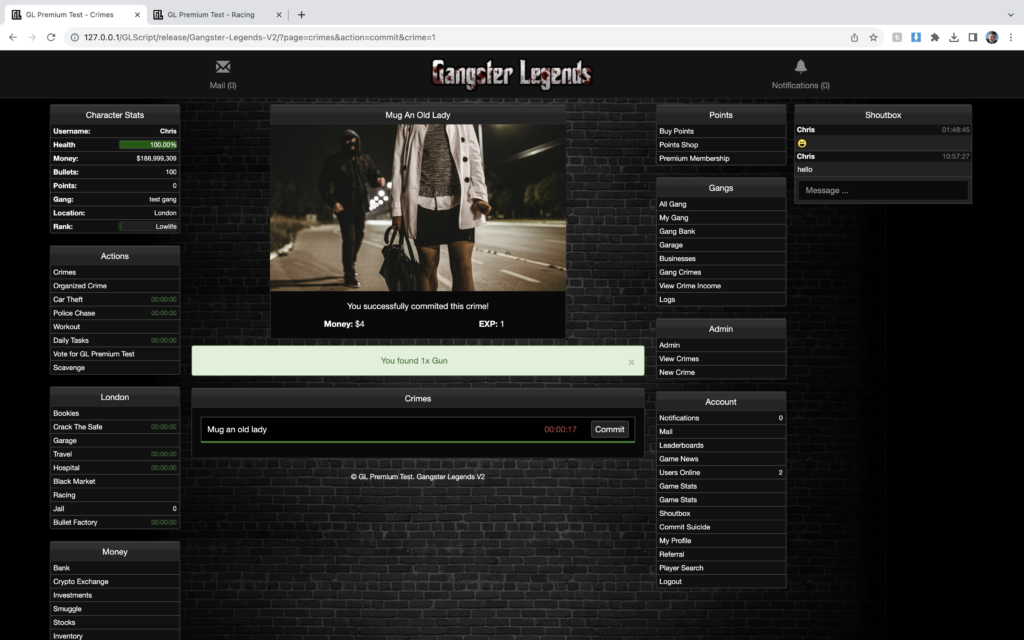 Crime Loot - Gangster Legends V2