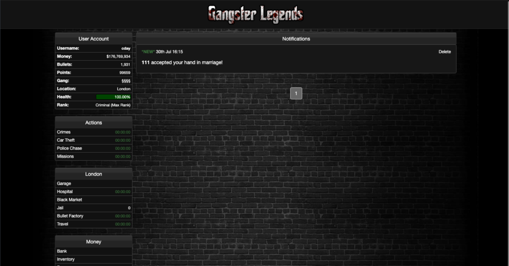 Marriage - Gangster Legends V2
