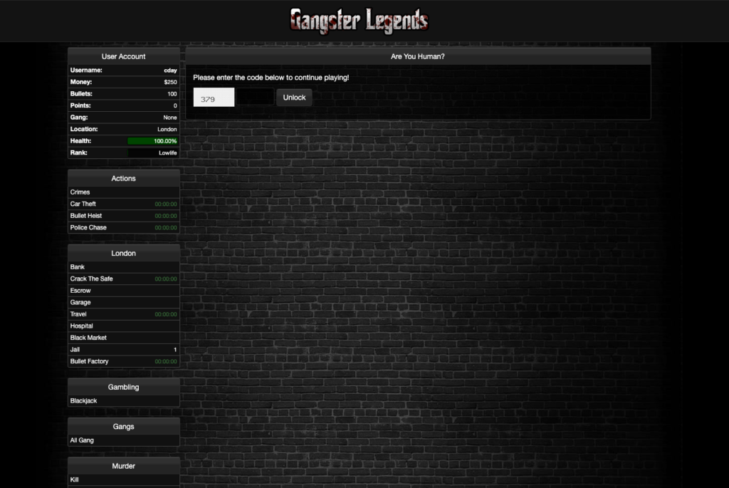 Anti Bot - Gangster Legends V2