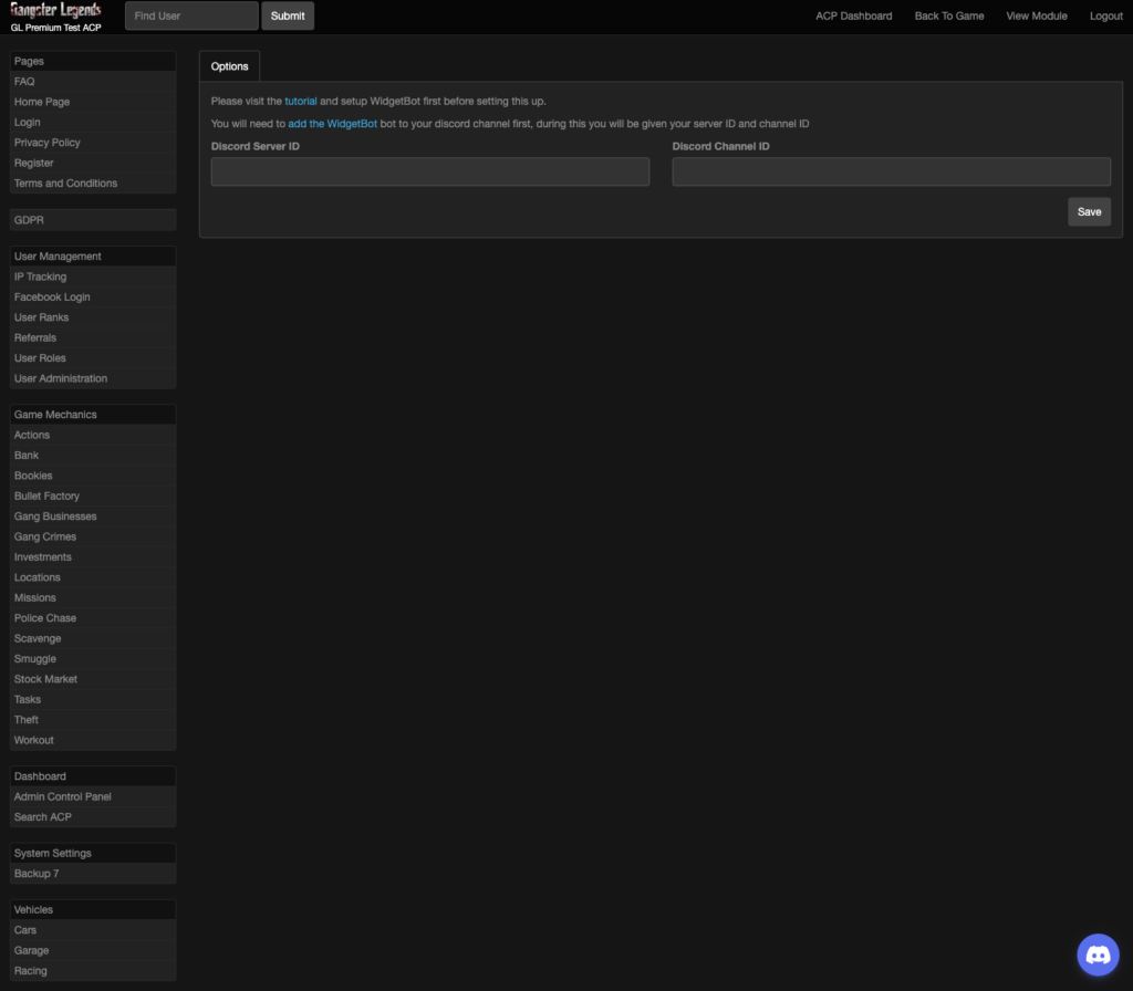 Discord - Gangster Legends V2